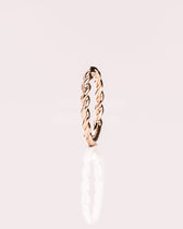 Plain Twisted Stacking Wedding Band